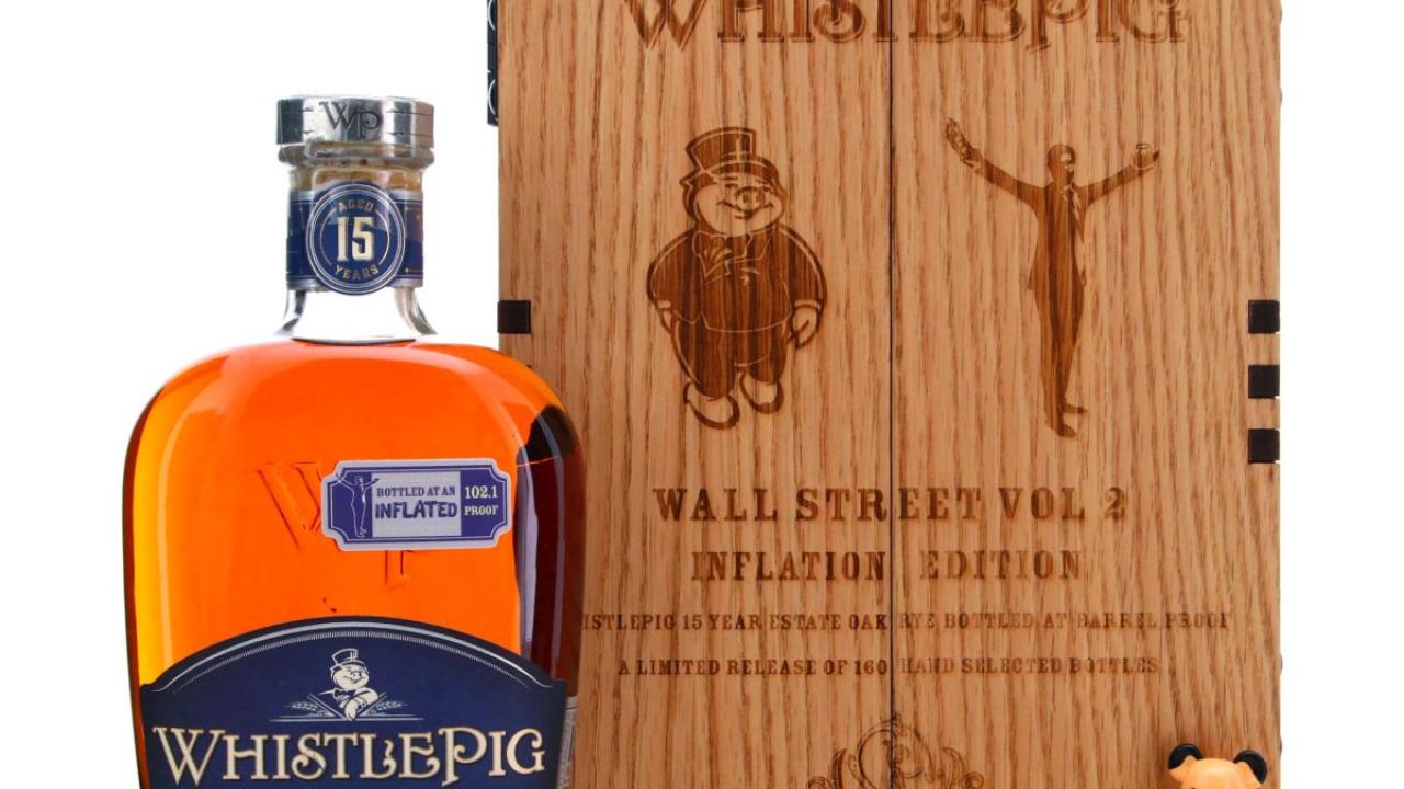 Whistlepig 15 Year Old Estate Oak Single Barrel Rye / Inflation Edition ...