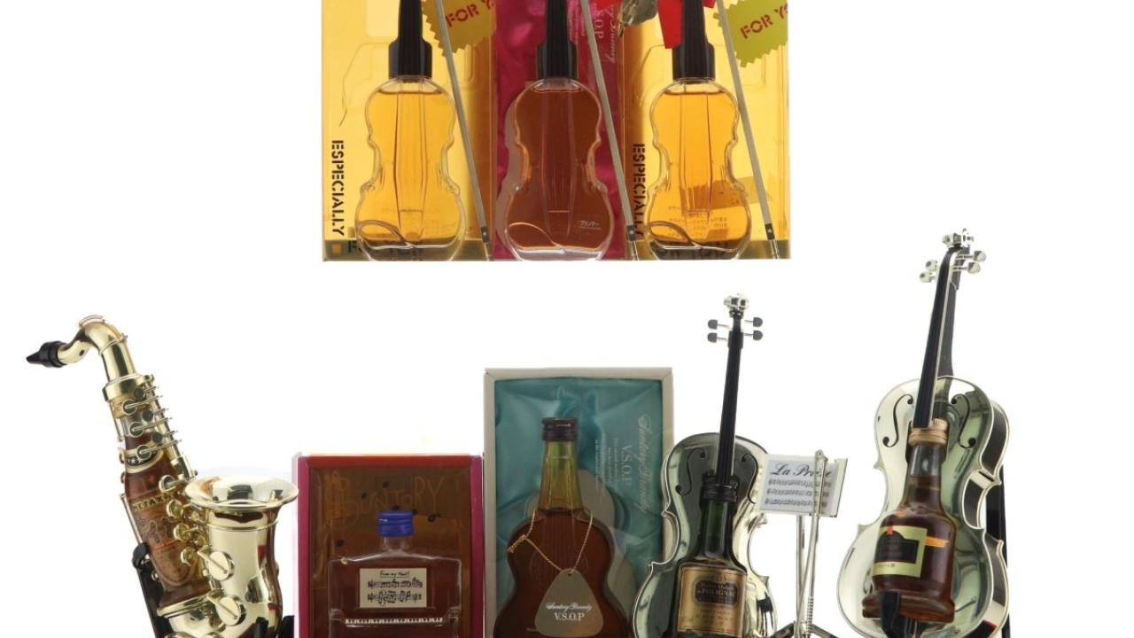 Musical Instrument Miniature x 8 / Includes Suntory Whisky | Whisky ...