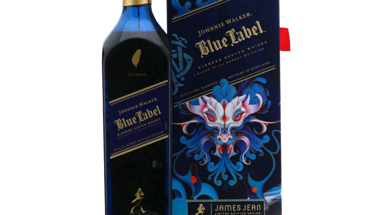 Johnnie Walker Blue Label James Jean - Year of the Dragon Whisky ...