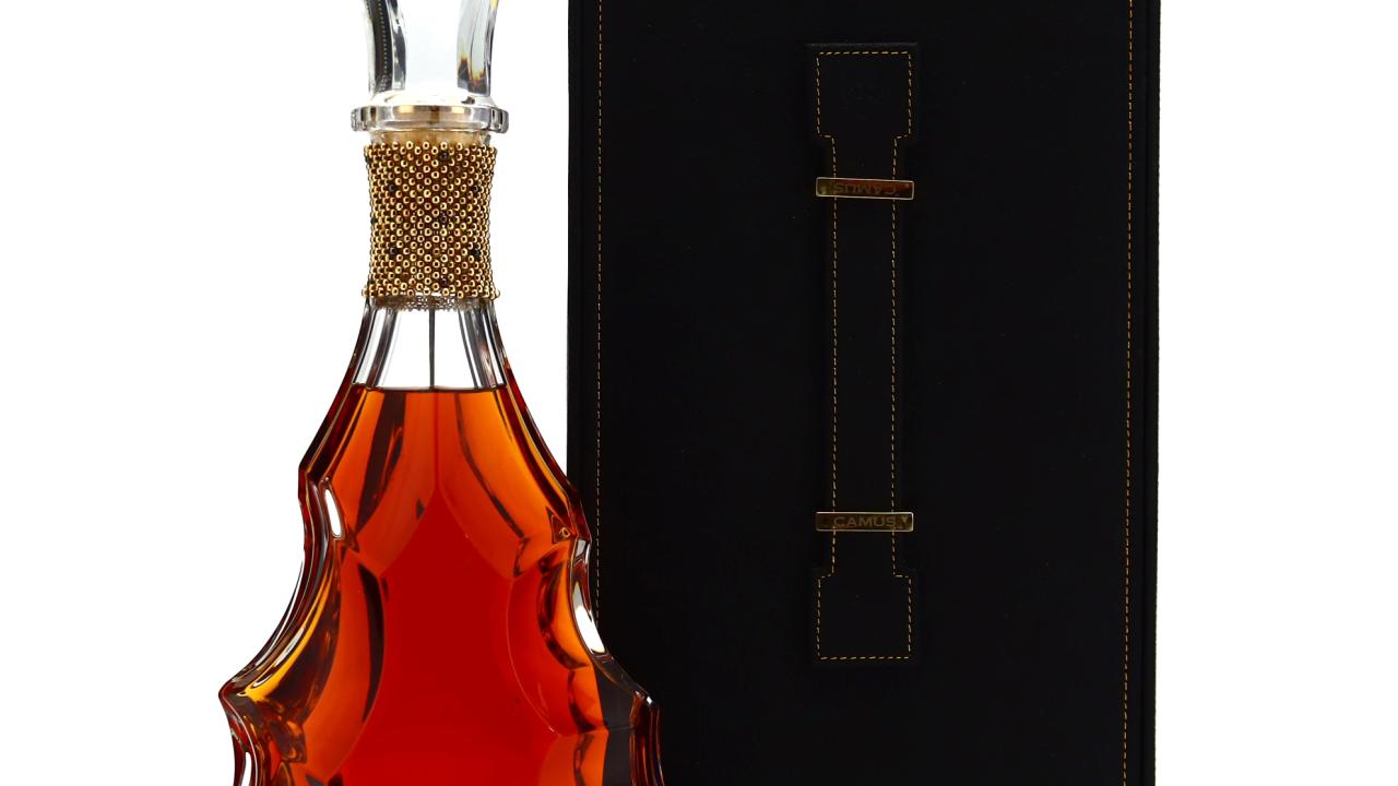 Camus Cognac Cuvee 3.128 Baccarat Decanter Whisky | Whisky Auctioneer