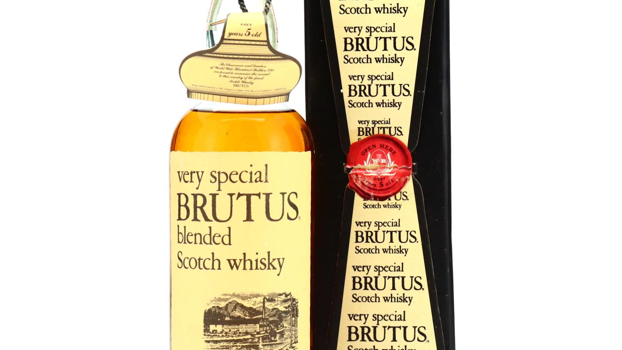 Brutus Very Special 5 Year Old Scotch Whisky 1970s Whisky | Whisky ...