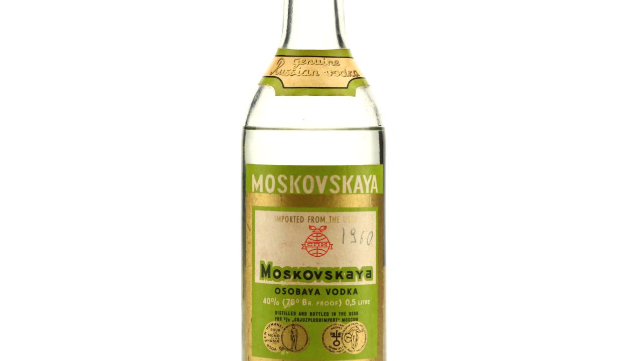 Moskovskaya Russian Vodka Whisky | Whisky Auctioneer