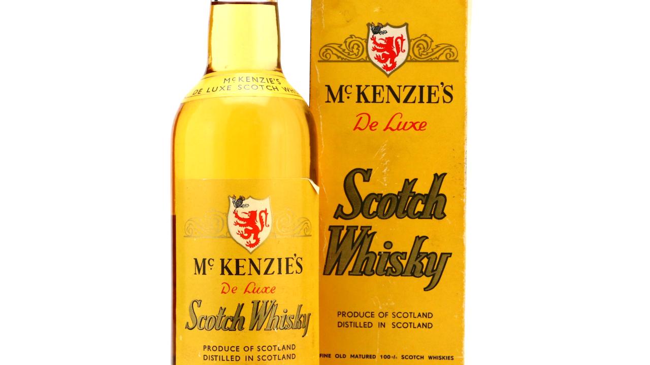 Burn McKenzie De Luxe Scotch Whisky 1970s Whisky | Whisky Auctioneer