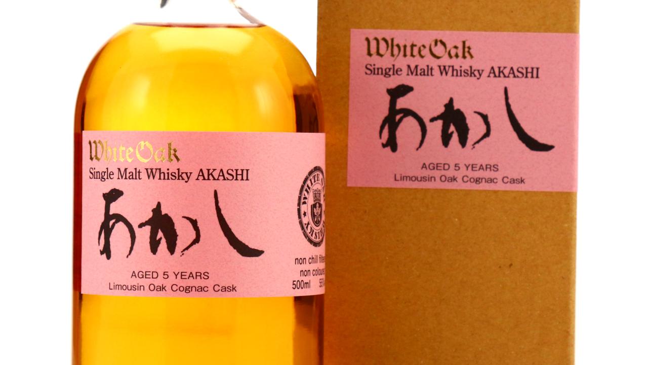 Akashi Limousin Oak Cognac Cask 5 Year Old Whisky | Whisky Auctioneer