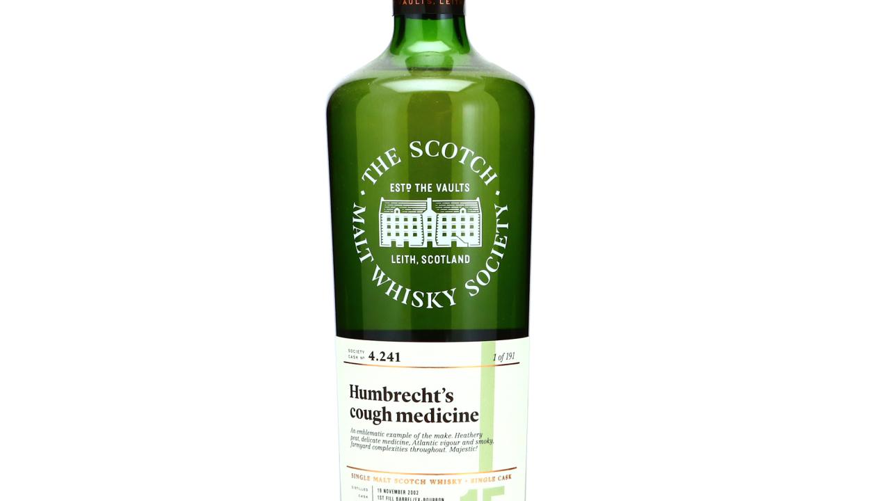 Highland Park 2002 SMWS 15 Year Old 4.241 - Humbrecht's cough medicine Whisky | Whisky Auctioneer