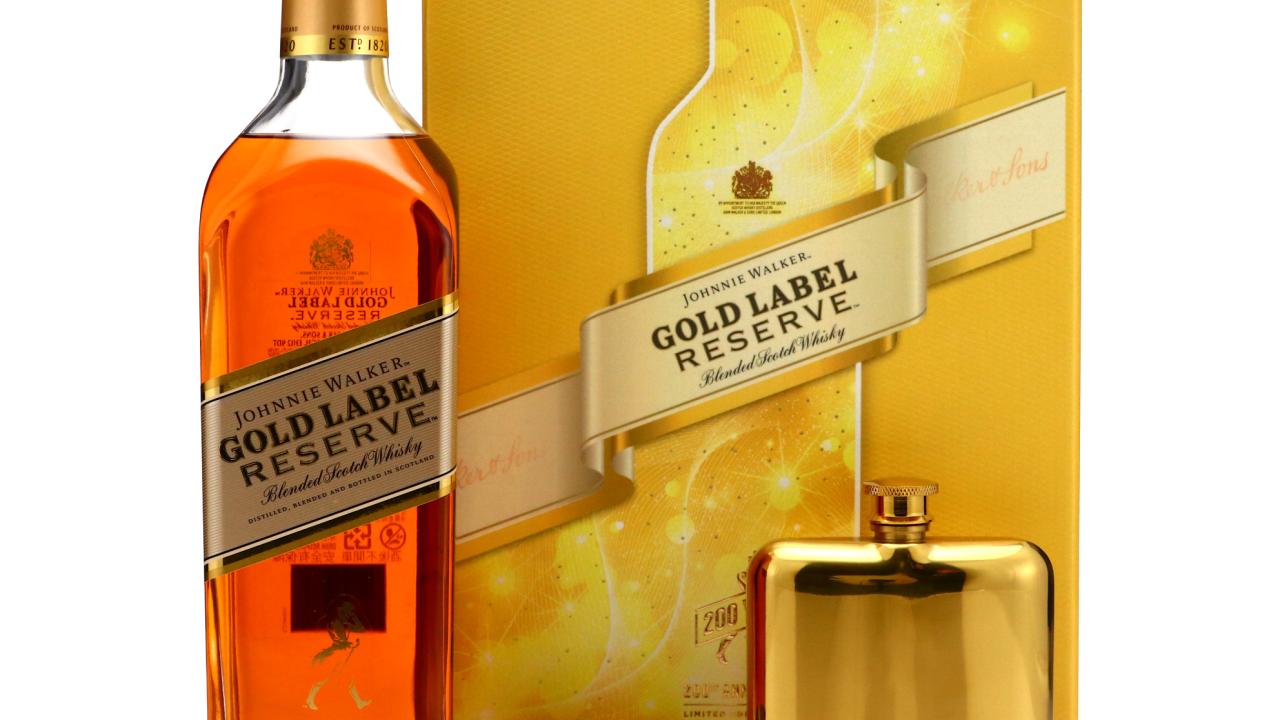 Johnnie Walker Gold Label Reserve Gift Pack Whisky | Whisky Auctioneer