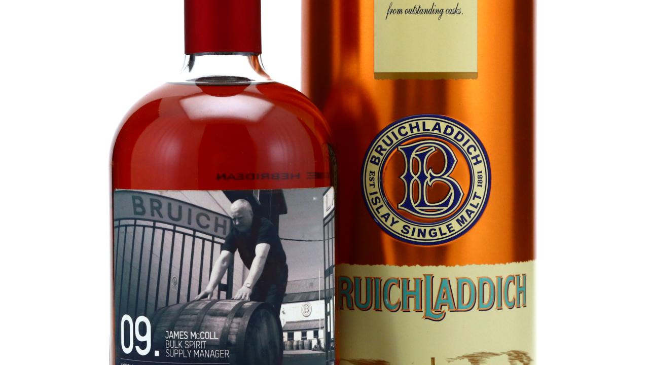 Bruichladdich 1992 James McColl Valinch 22 Year Old / PX Sherry Whisky ...