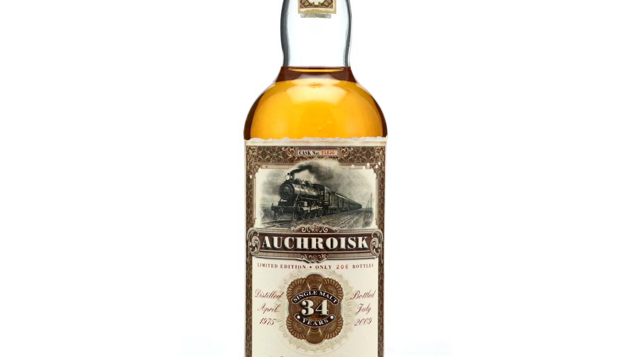 Auchroisk 1975 Old Train Line 34 Year Old Whisky | Whisky Auctioneer