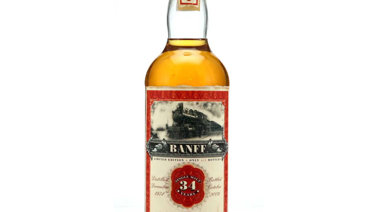 Banff 1974 Old Train Line 34 Year Old Whisky | Whisky Auctioneer