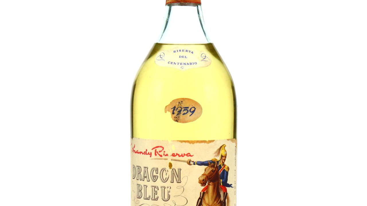 Dragon Bleu 1959 Brandy Riserva 1980s Whisky | Whisky Auctioneer
