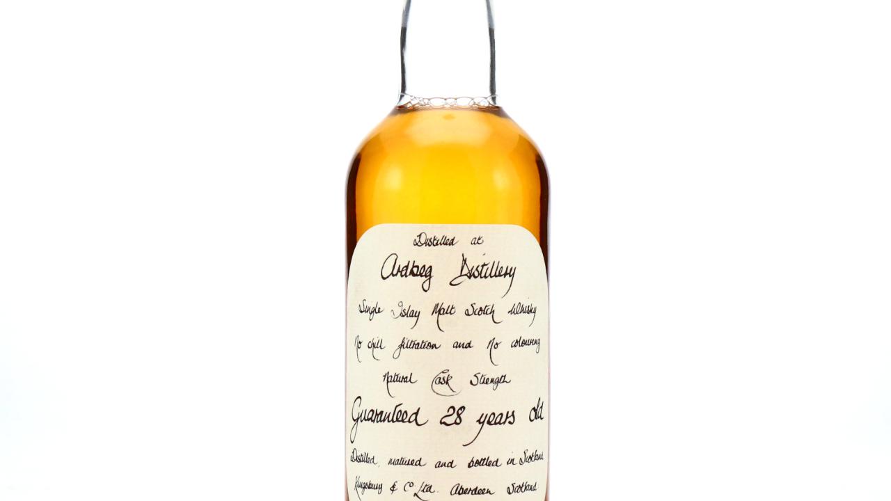 Ardbeg 1972 Kingsbury's Hand Writing 28 Year Old Whisky | Whisky Auctioneer