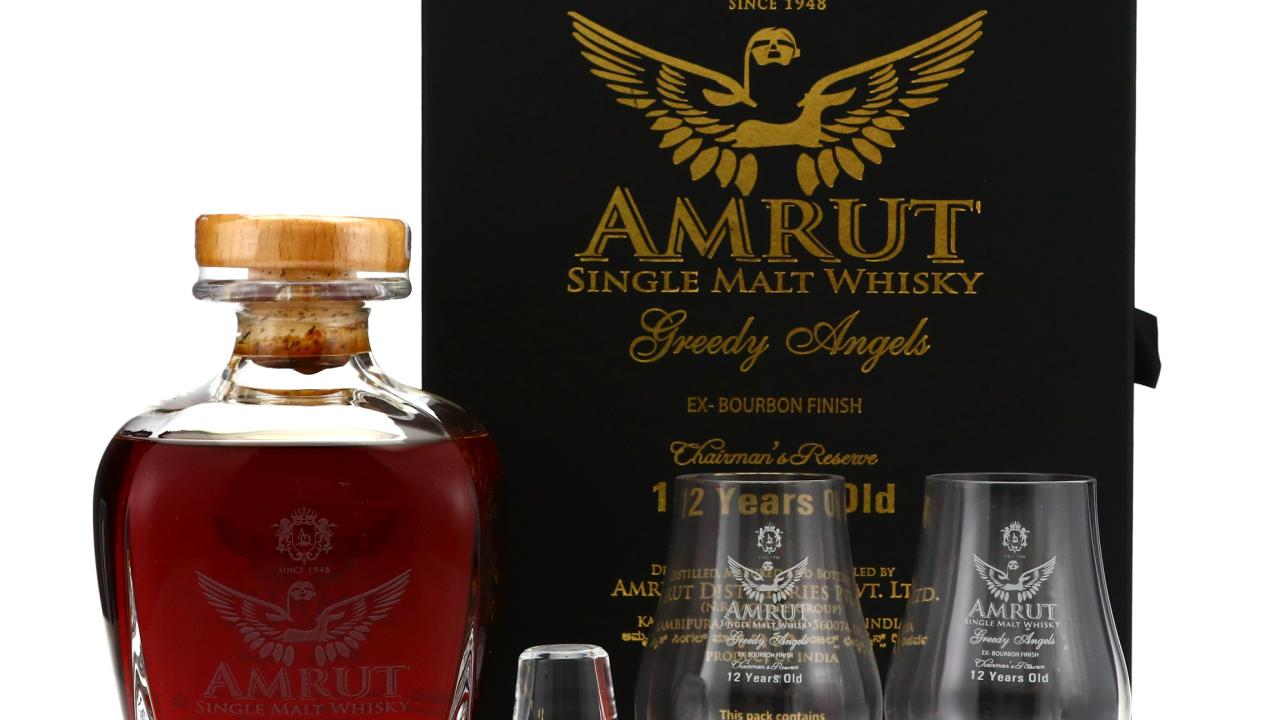 Amrut Greedy Angels 12 Year Old Ex-Bourbon Finish Whisky | Whisky ...