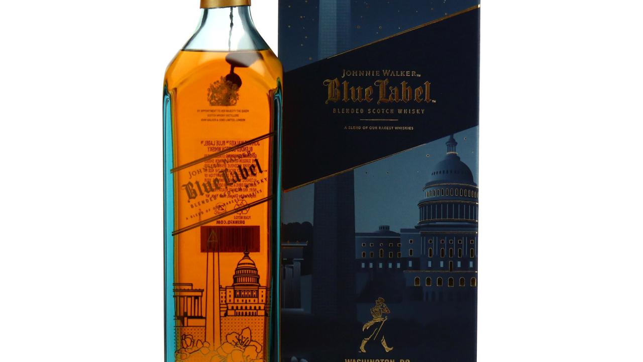 Johnnie Walker Blue Label Washington DC Limited Edition 75cl Whisky ...