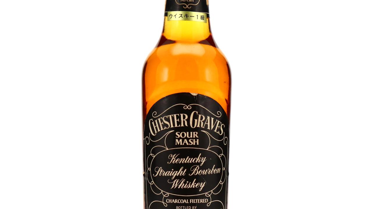 Chester Graves Sour Mash Kentucky Straight Bourbon 1970s Whisky ...