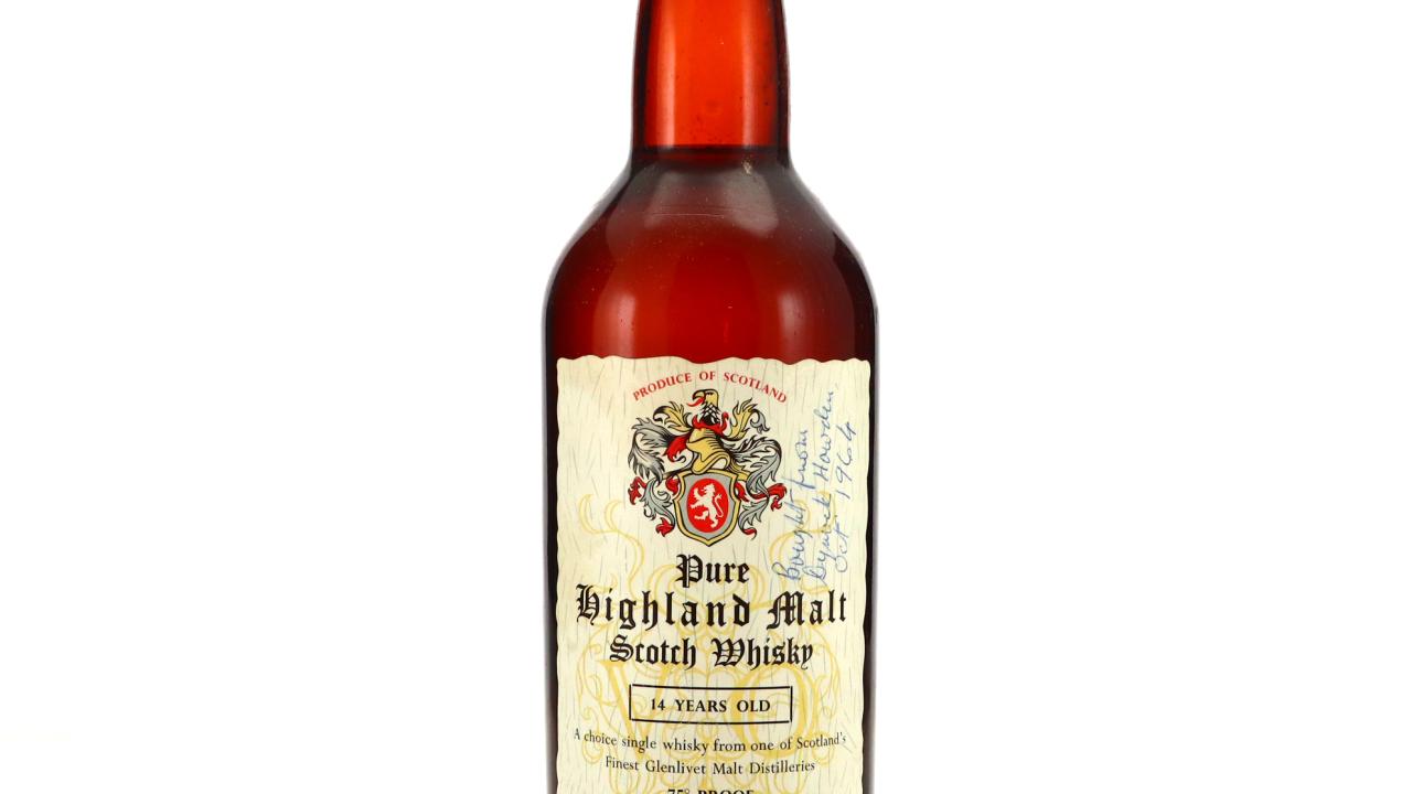 Highland Pure Malt 14 Year Old David Sandeman & Son 1960s Whisky ...