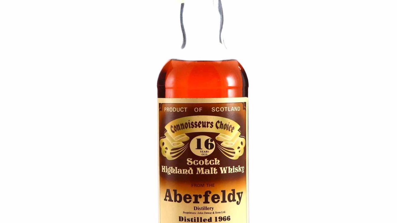Aberfeldy 1966 Gordon and MacPhail 16 Year Old / Co. Pinerolo Import ...