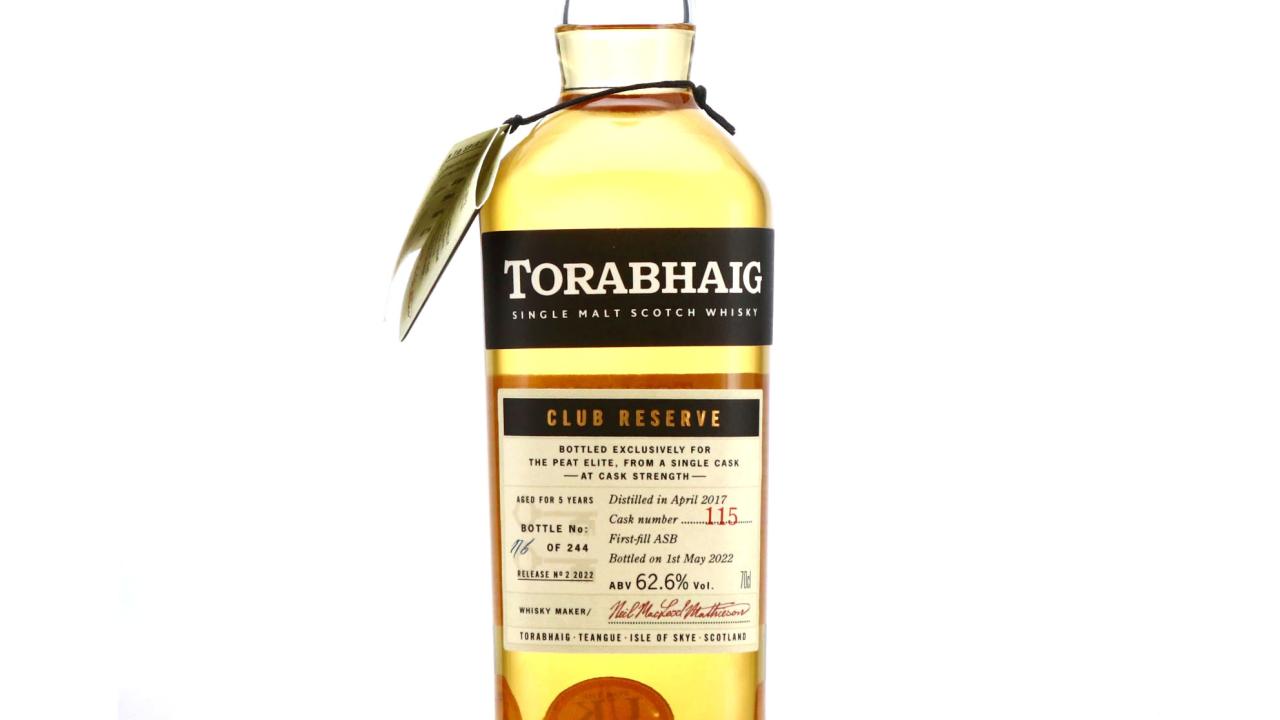 Torabhaig 2017 Single Cask #115 - Club Reserve Release No.2 Whisky ...