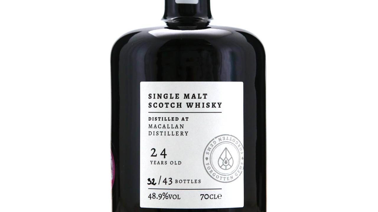 Macallan 24 Year Old Forgotten Gems Whisky | Whisky Auctioneer