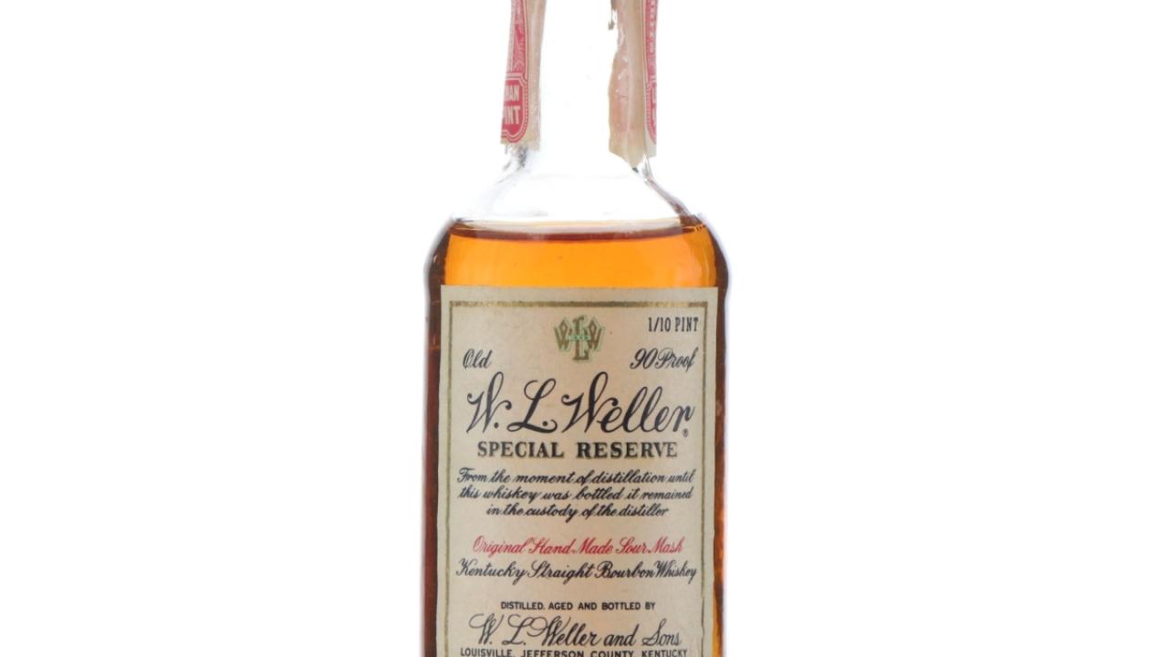 Old W.L. Weller 7 Year Old Special Reserve Miniature Whisky | Whisky ...