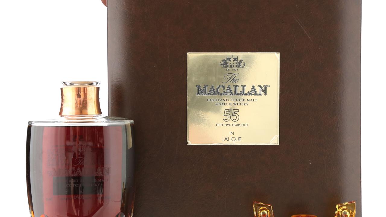 Macallan Six Pillars Collection 55 Year Old - Lalique Decanter Whisky ...
