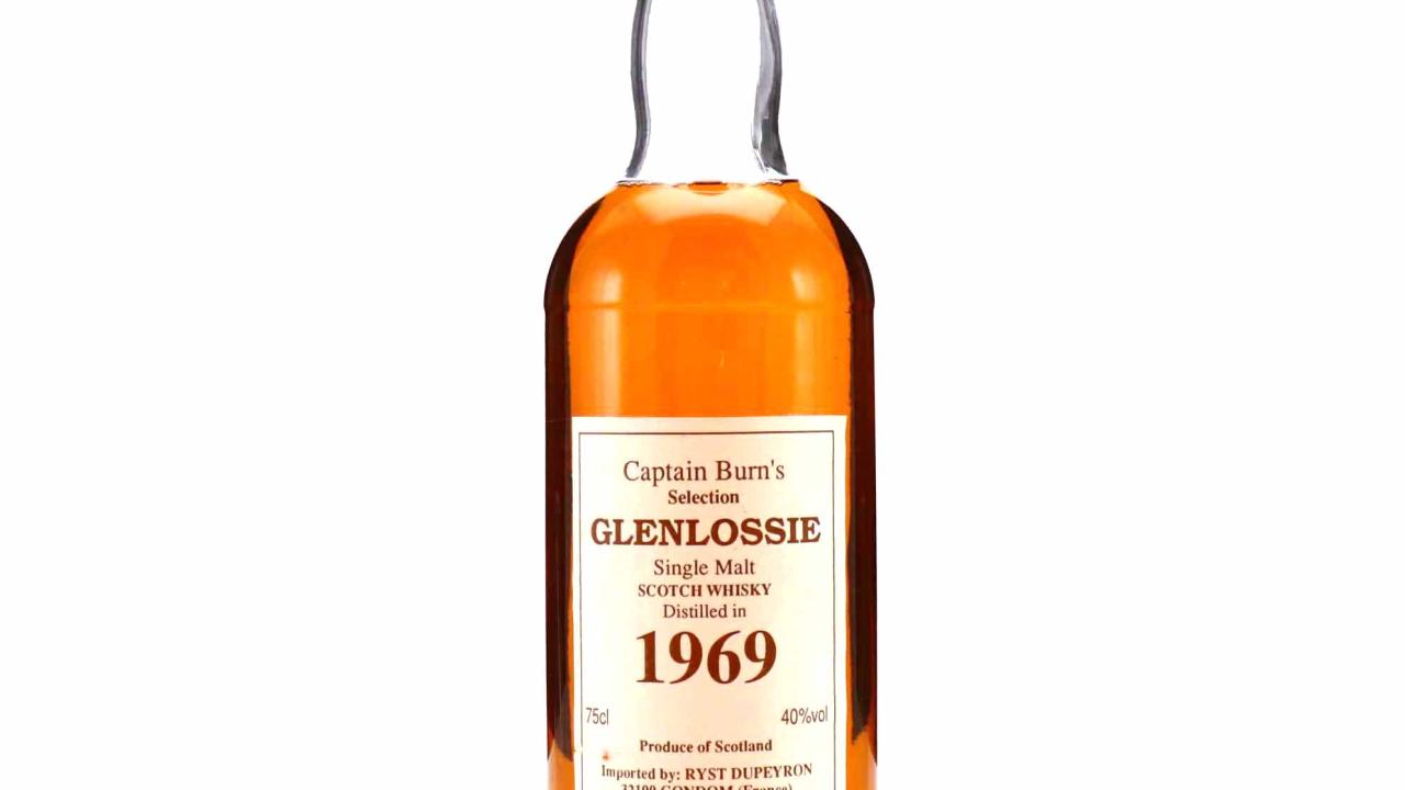 Glenlossie 1969 Captain Burn's Selection Whisky | Whisky Auctioneer