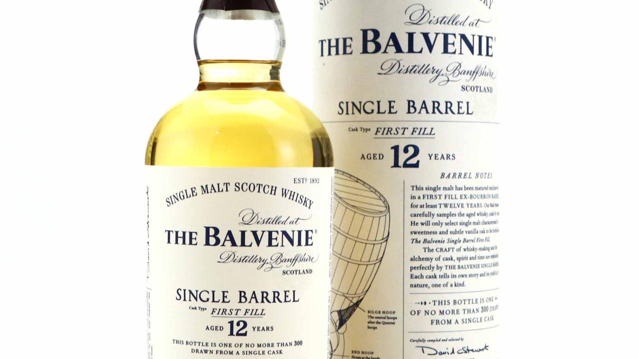 Balvenie Single Barrel 12 Year Old First Fill Whisky | Whisky Auctioneer