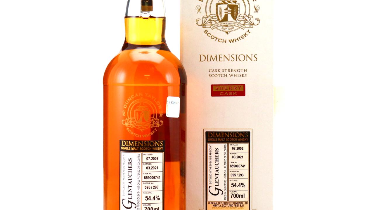 Glentauchers 2008 Duncan Taylor 12 Year Old Dimensions Whisky | Whisky ...