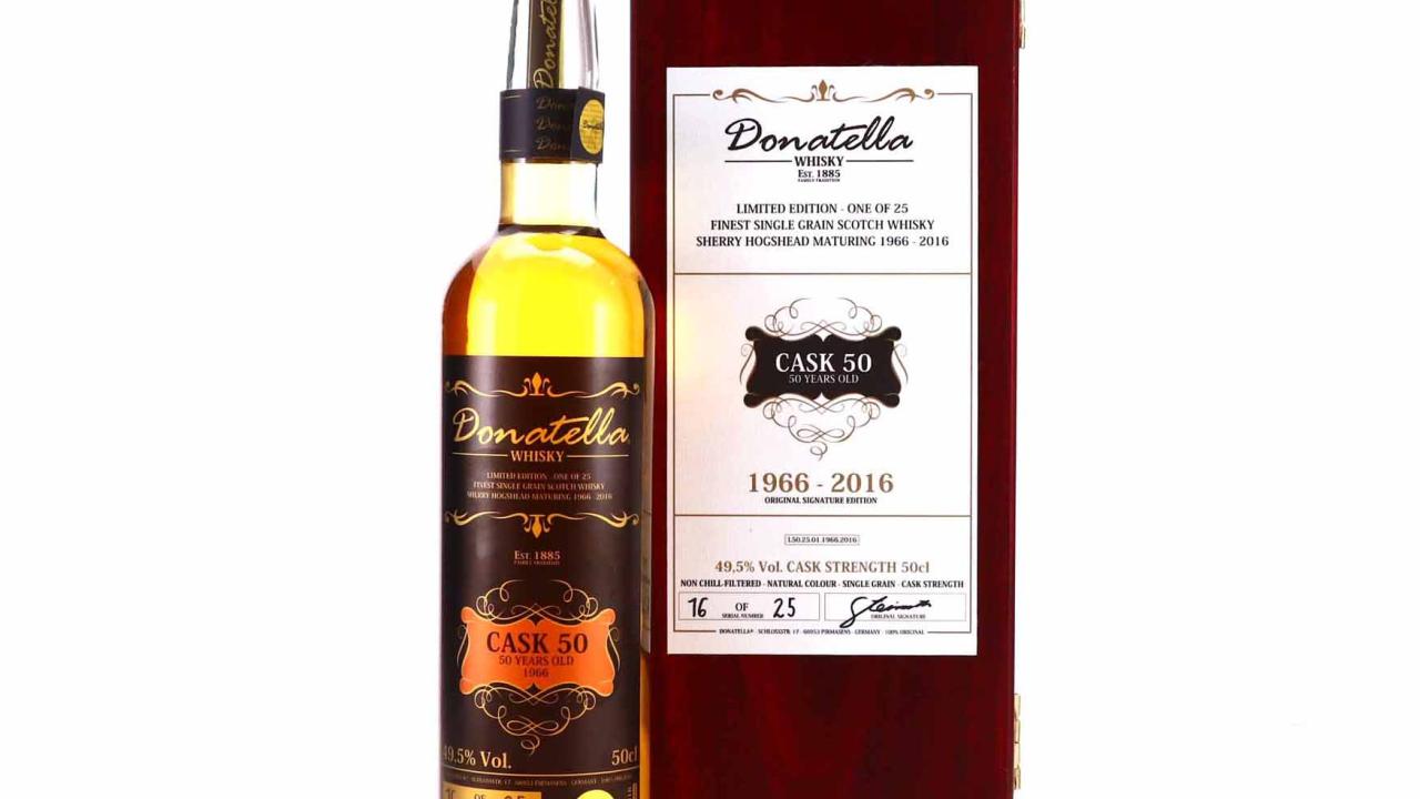 Donatella 1966 50 Year Old Whisky | Whisky Auctioneer