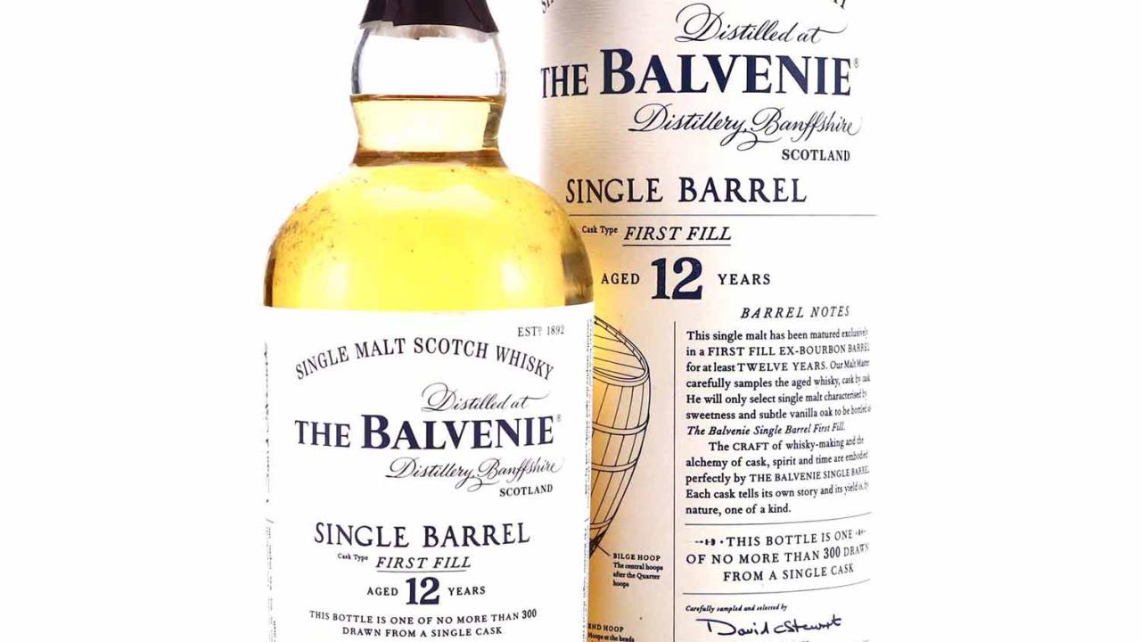 Balvenie Single Barrel 12 Year Old First Fill Whisky | Whisky Auctioneer