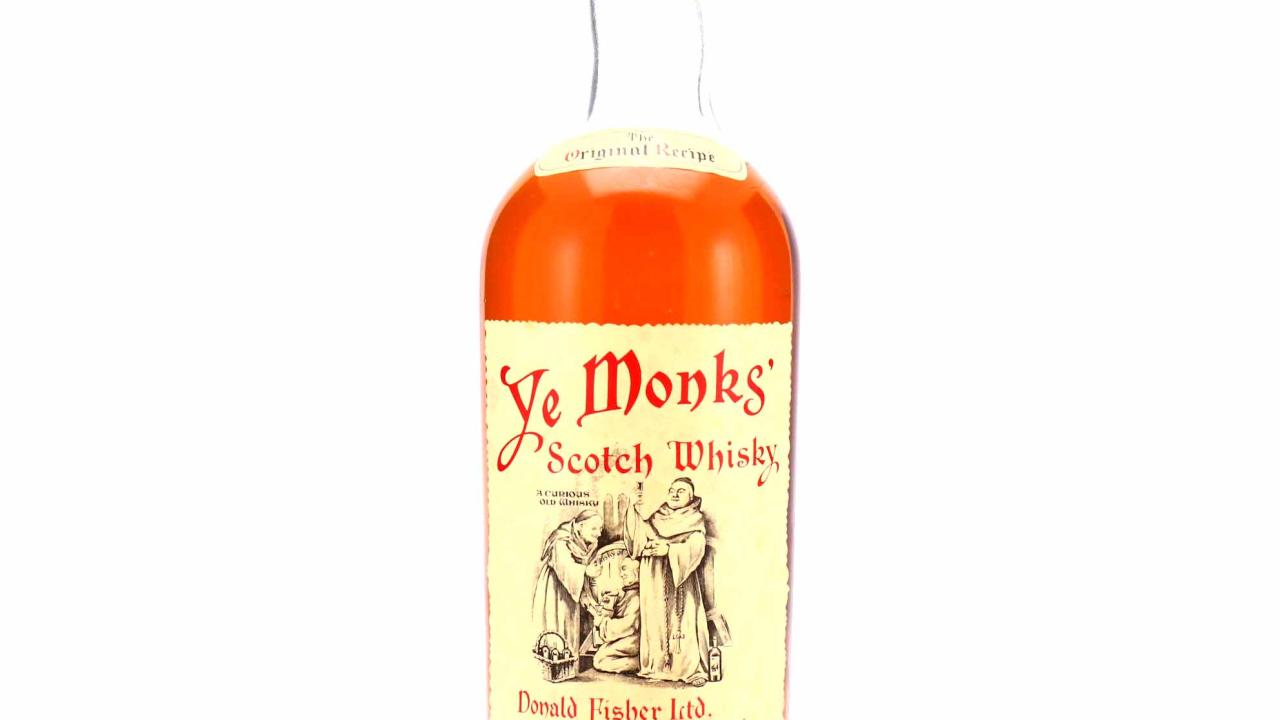 Ye Monks Scotch Whisky 1970s Whisky | Whisky Auctioneer