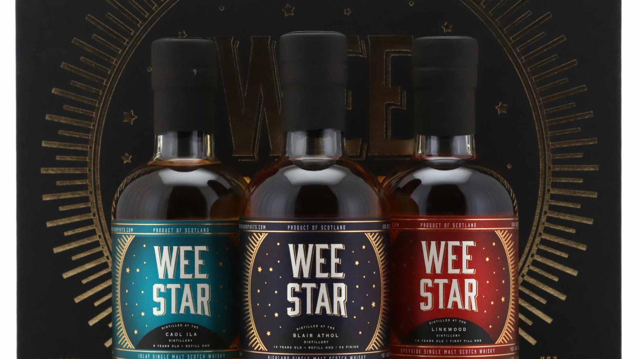 North Star Wee Star Gift Pack 3 x 20cl Whisky | Whisky Auctioneer