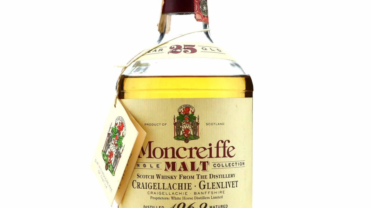 Craigellachie 1962 Moncrieffe 25 Year Old / Meragalli Import Whisky ...