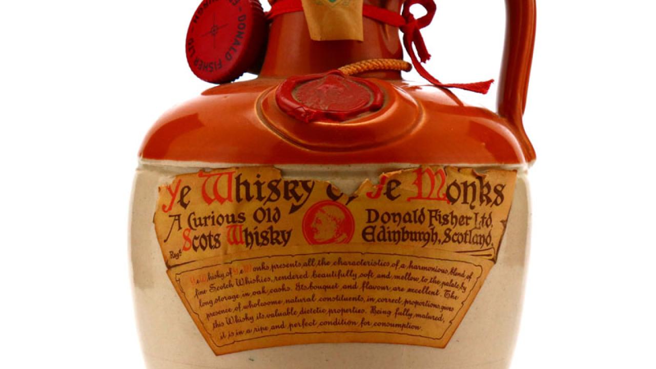 Ye Monks Scotch Whisky 1 Litre Stoneware Decanter Whisky | Whisky ...