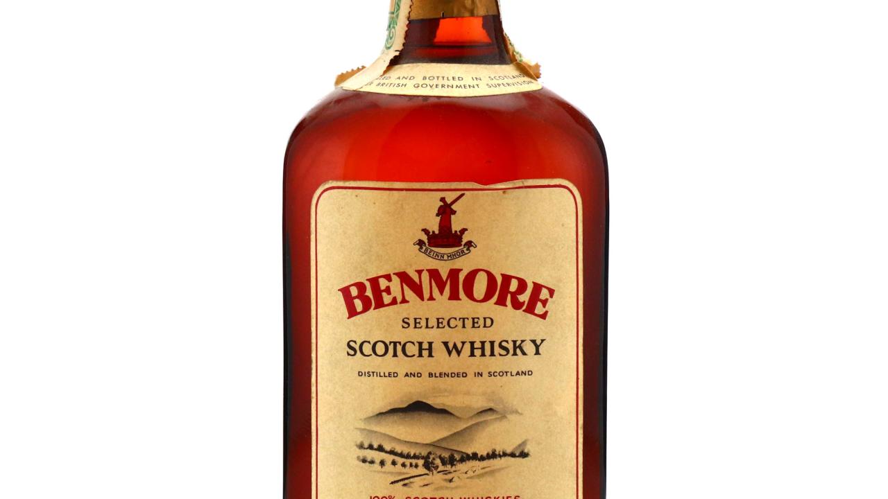 Benmore Selected Scotch Whisky 1950s Whisky | Whisky Auctioneer