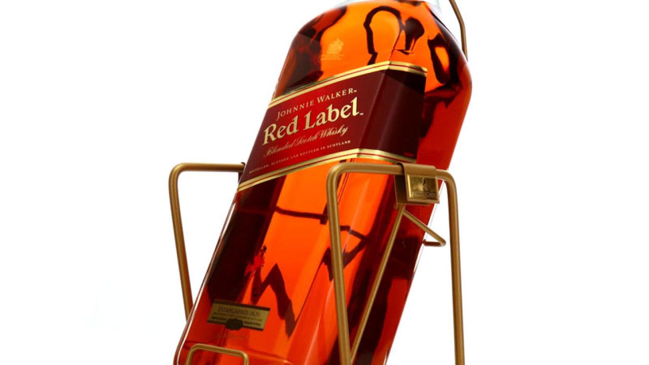 Johnnie Walker Red Label 3 Litre with Cradle Whisky | Whisky Auctioneer