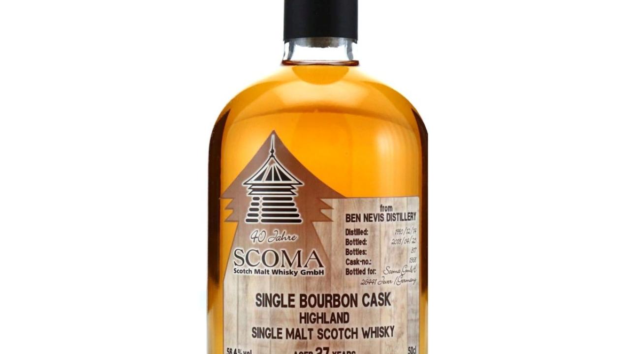 Ben Nevis 1990 Scoma 27 Year Old 50cl / 40th Anniversary Whisky ...