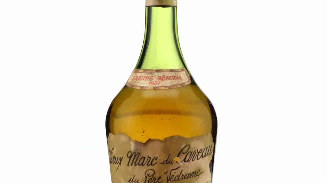 Vedrenne Pere & Fils Marc De Caveau Grande Reserve 1957 / Aldo Zini ...