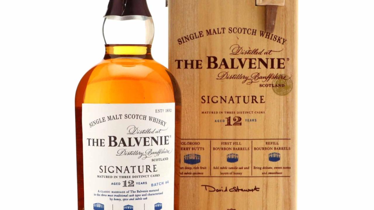 Balvenie Signature 12 Year Old Batch #4 - Wooden Box Whisky | Whisky ...