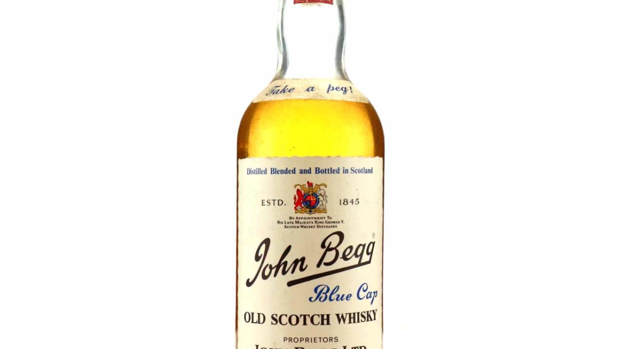 John Begg Blue Cap 1970s / BEMAR Import Whisky | Whisky Auctioneer
