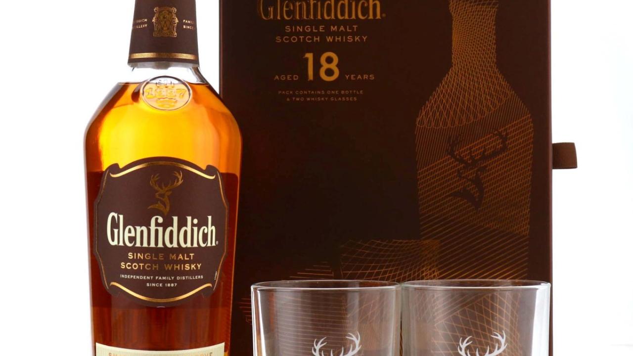 Glenfiddich 18 Year Old Small Batch Reserve pre-2019 Gift Pack Whisky ...