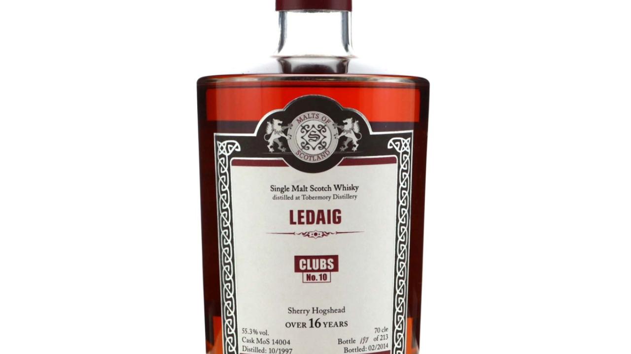 Ledaig 1997 Malts of Scotland 16 Year Old Whisky | Whisky Auctioneer