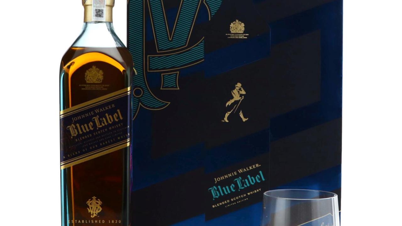 Johnnie Walker Blue Label Gift Pack 75cl / The Pioneers - Vietnam ...