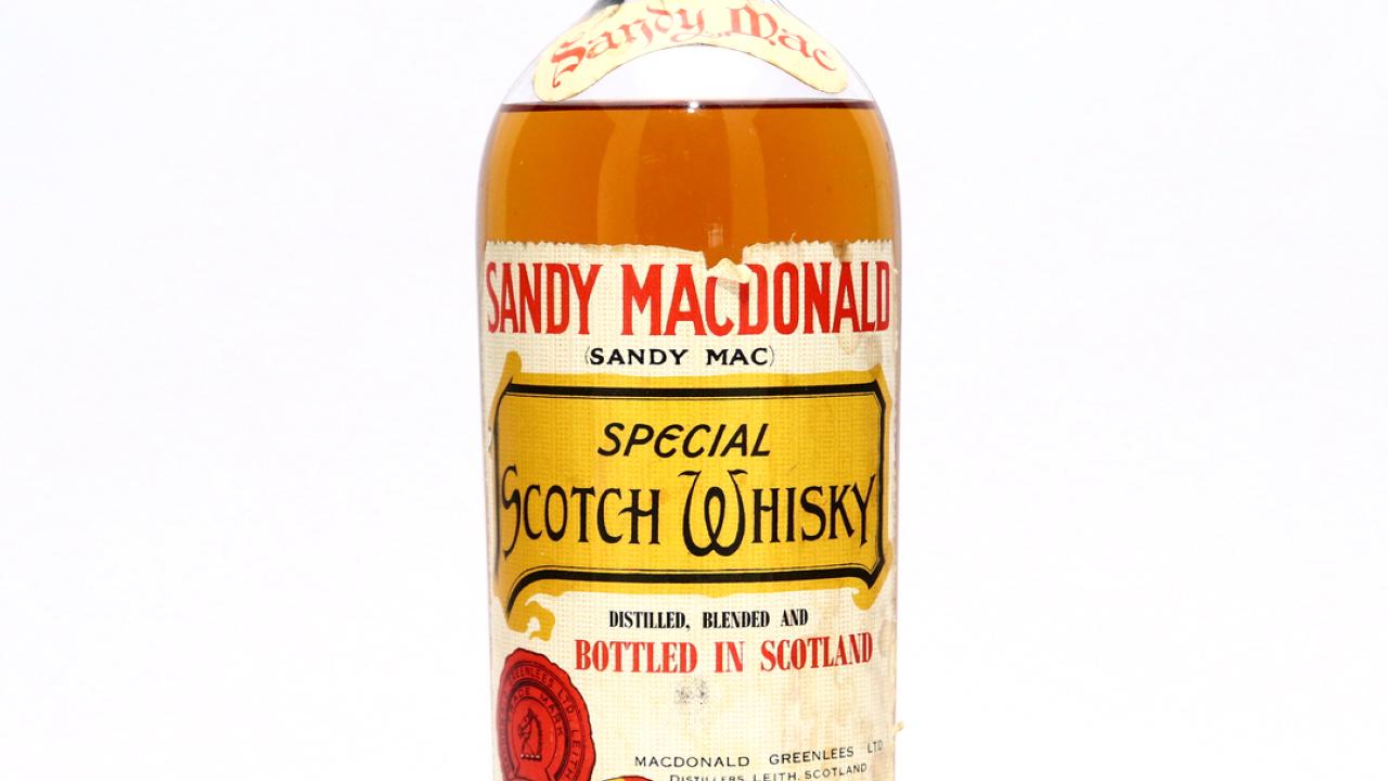 Sandy MacDonald Special Scotch Whisky circa 1960s Whisky | Whisky ...
