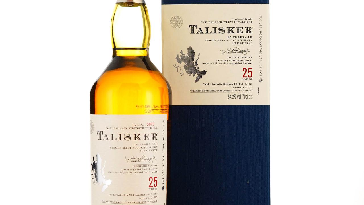 Talisker 25 Year Old 2008 Release Whisky | Whisky Auctioneer