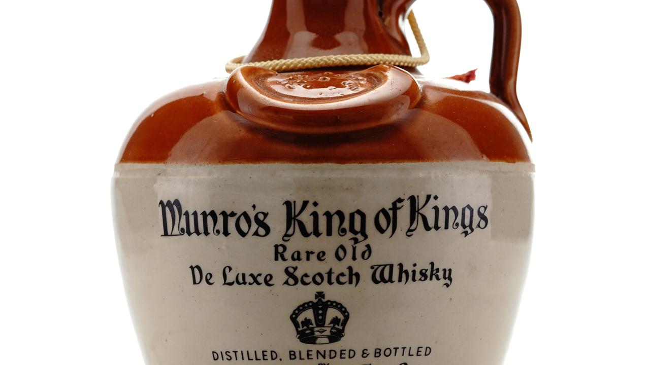 Munro's King of Kings Rare Old Whisky Decanter Circa 1970s Whisky ...