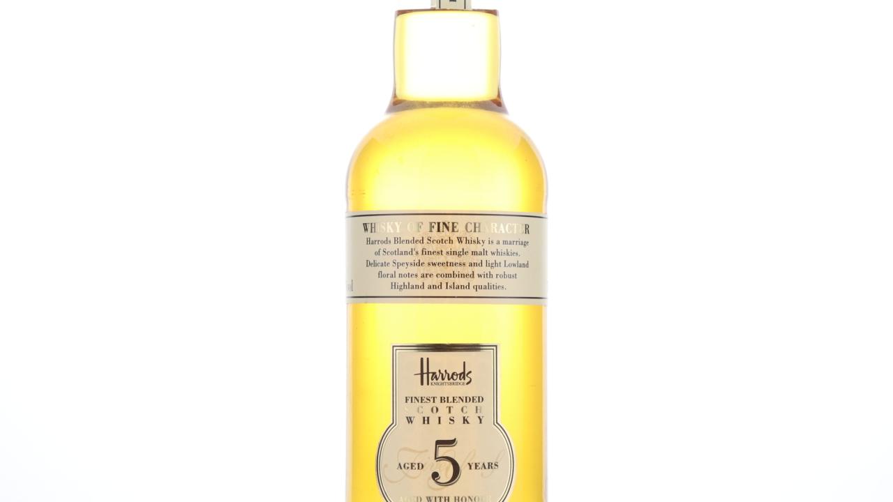 Harrods 5 Year Old Blend Whisky | Whisky Auctioneer