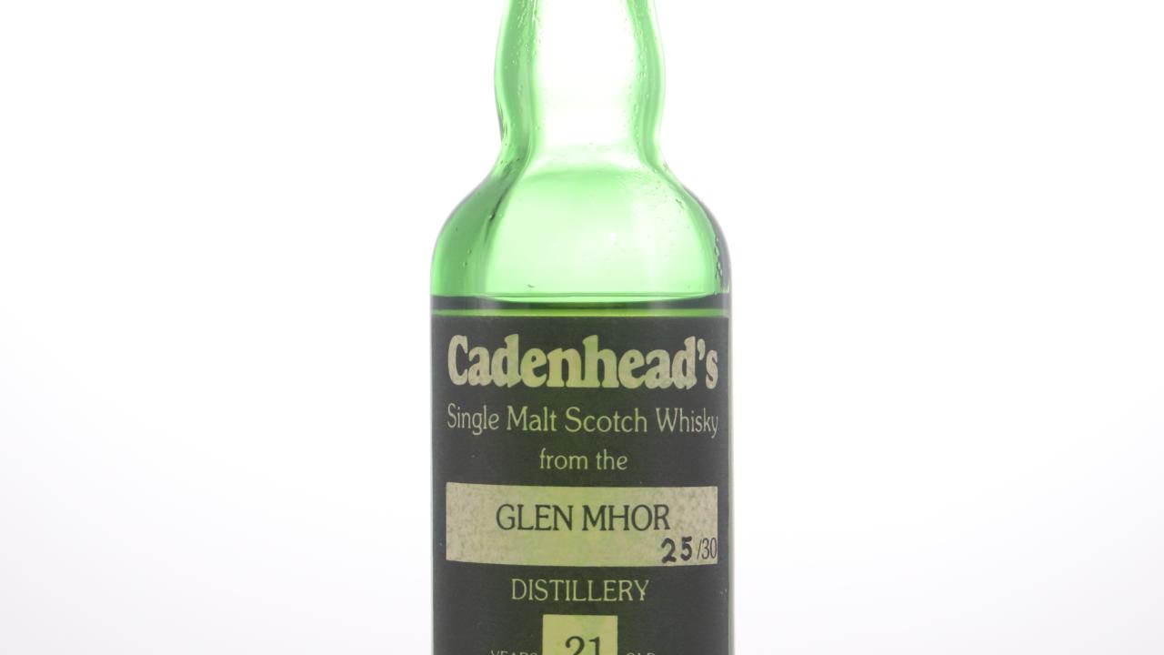 Glen Mhor 21 Year Old Cadenhead's Miniature 1980s / One of 30 Whisky ...