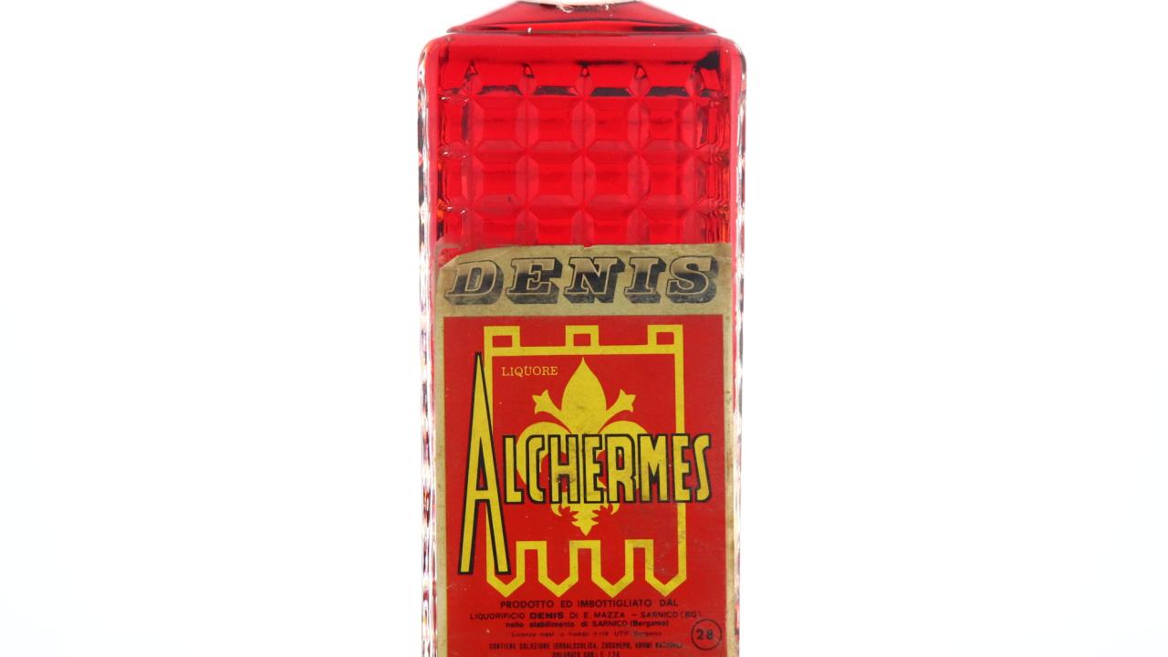 Denis Liquore Alchermes 1 Litre 1960s Whisky | Whisky Auctioneer