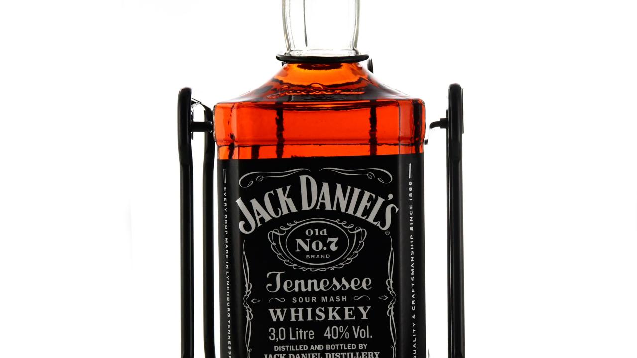 Jack Daniel's Old No.7 80 Proof 3 Litre 2015 with Cradle Whisky ...