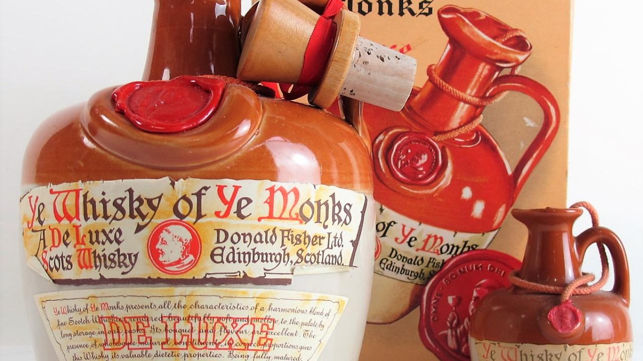 Ye Monks Scotch Whisky 1970s / Including Mini Whisky | Whisky Auctioneer